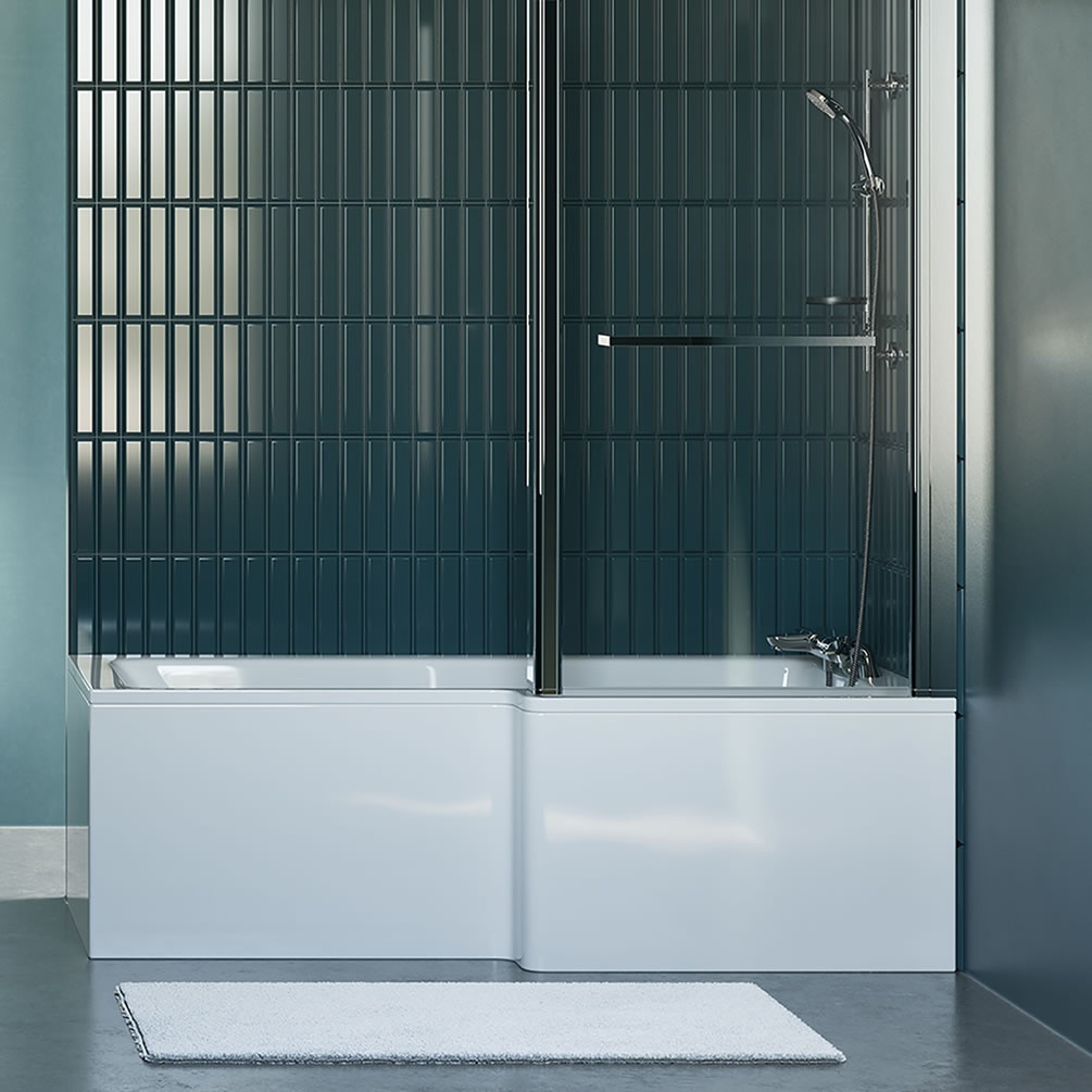 Ideal Standard Tempo Cube 1700x850 RH Shower Bath | Sanctuary Bathrooms